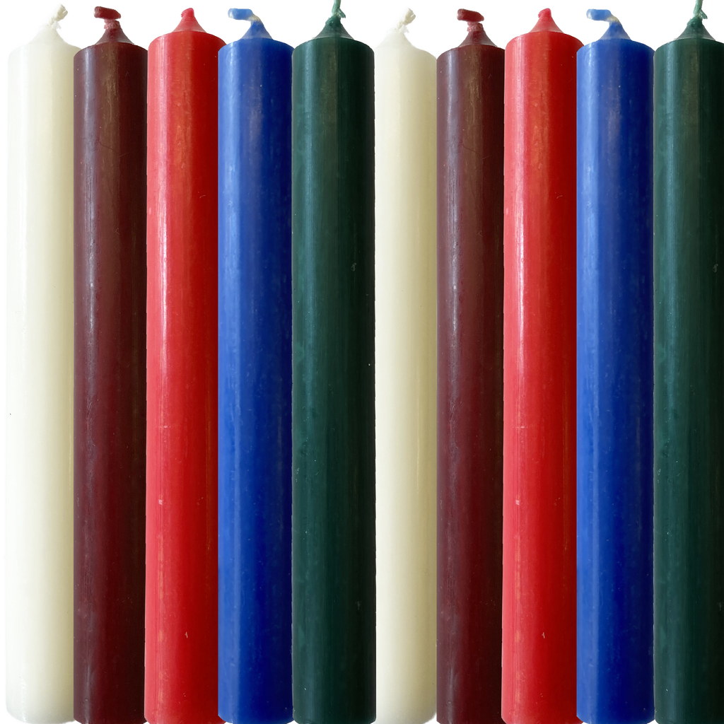 Mixed Colours Dinner Candles — Plaristo of Rye