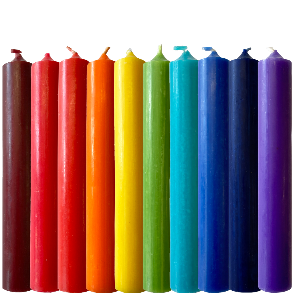 Mixed Colours Dinner Candles — Plaristo of Rye