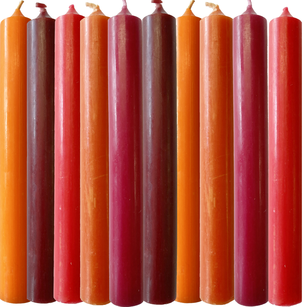 Mixed Colours Dinner Candles — Plaristo of Rye